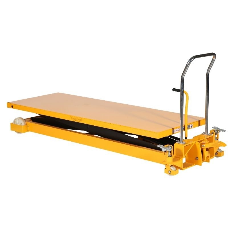 Mesa elevadora manual 1000 kg, con plataforma - AlzaDepot